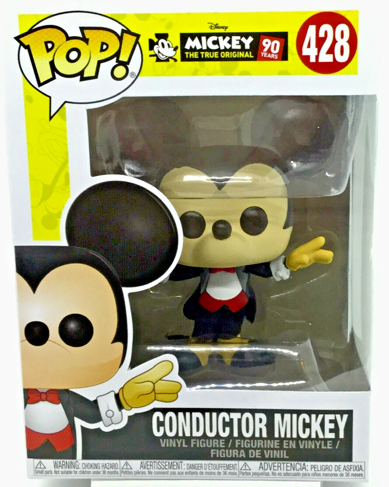 Conductor Mickey Pop #428 Funko Mickey The True Original 90 Years ...