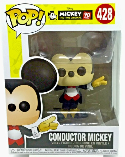 Conductor Mickey Pop #428 Funko Mickey The True Original 90 Years ...