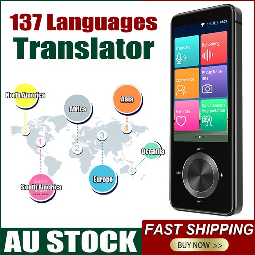 Smart Instant Voice Translator Device 137 Language Off-line Voice ...