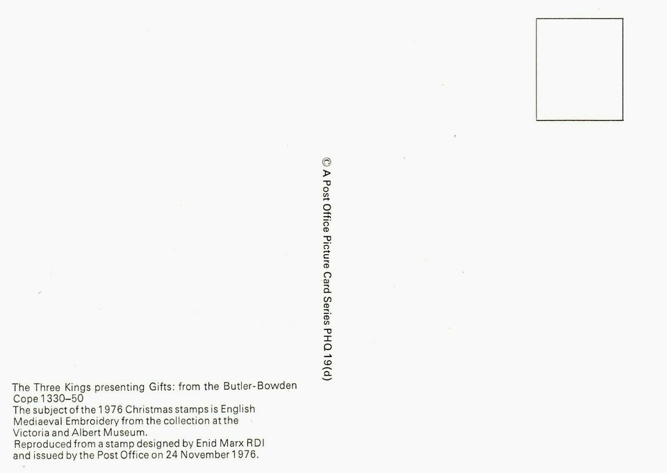 Postcard POST OFFICE POSTCARD PICTURE SERIES ENGLISH EMBROIDERY C. 1330 ...