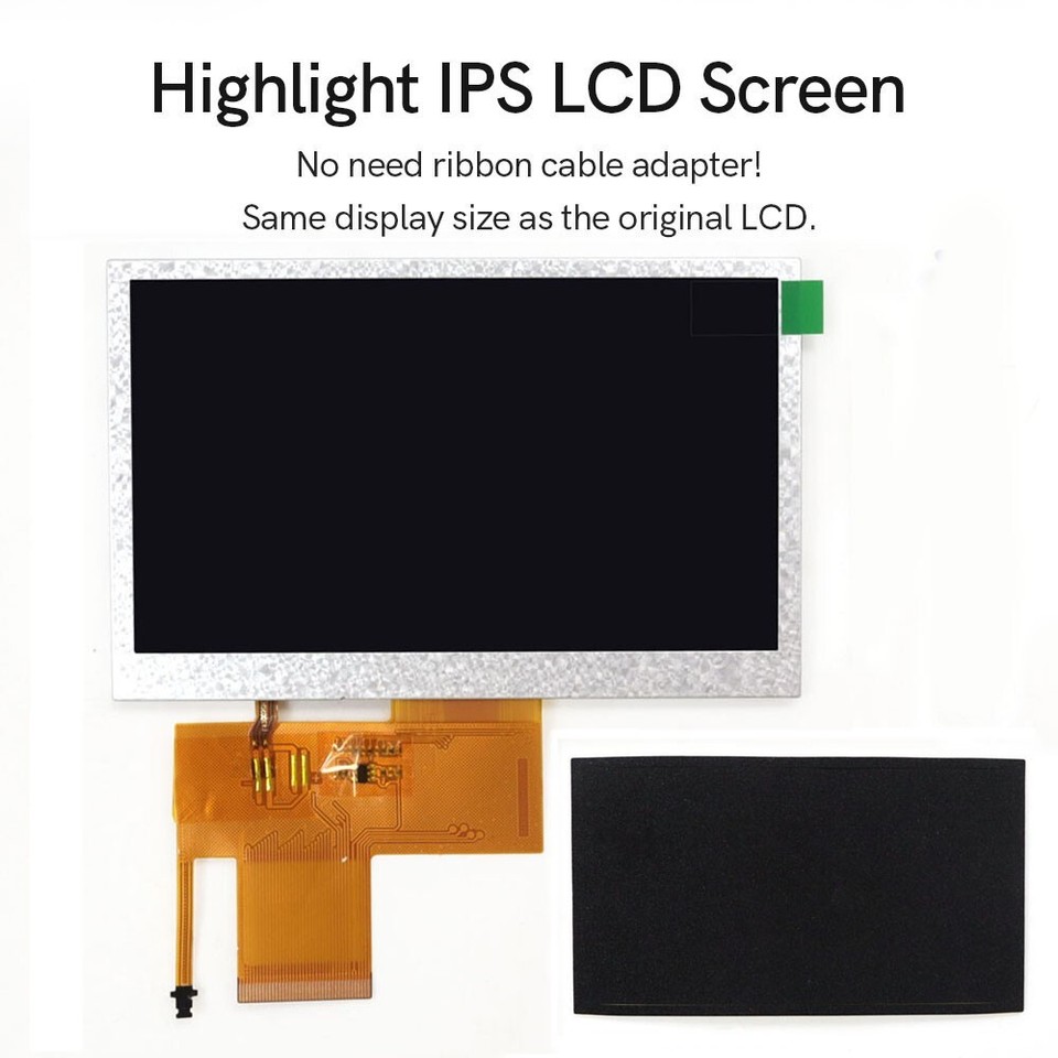 Highlight Backlight IPS LCD Screen Kit With No need ribbon cable For ...