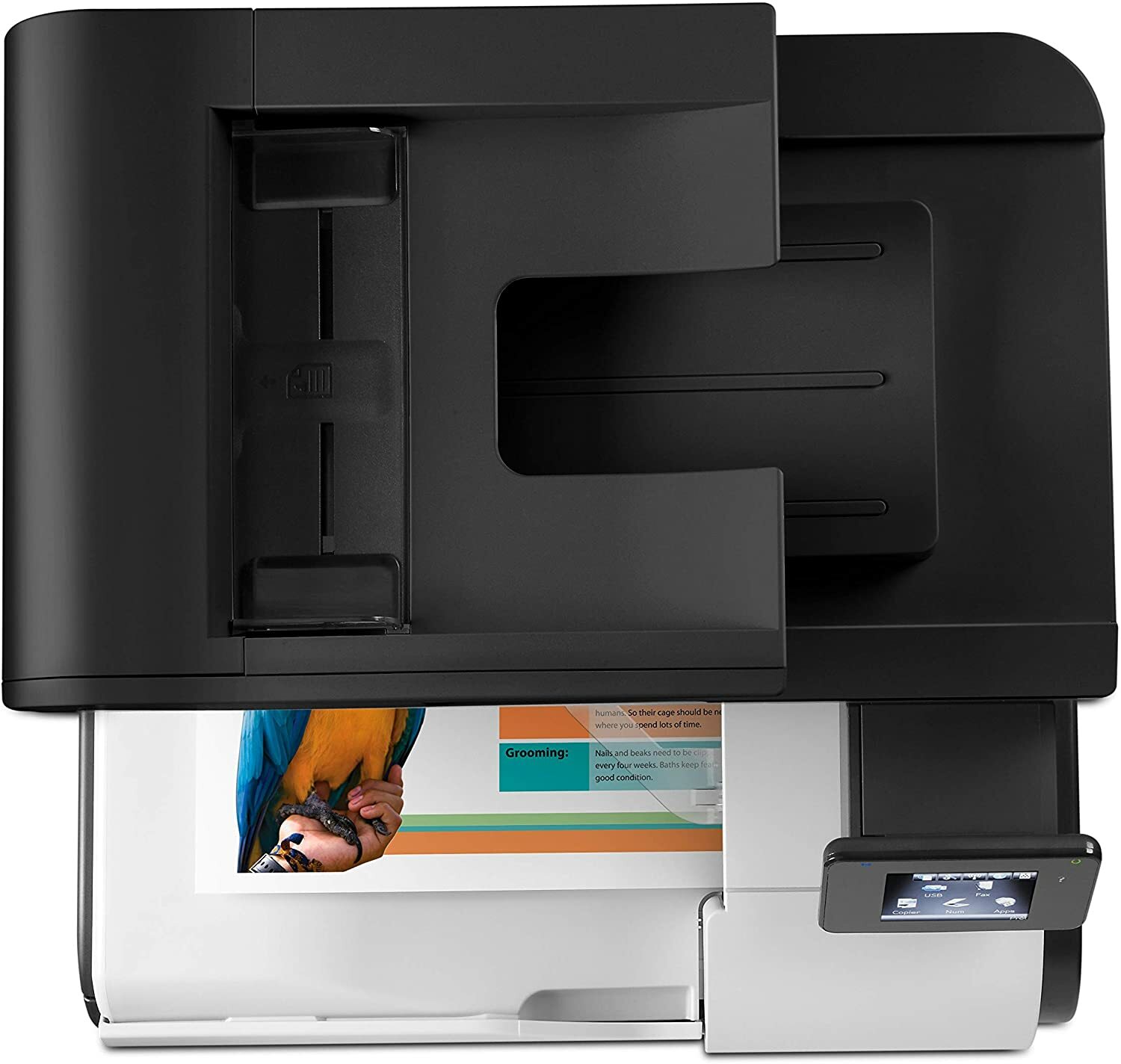 HP LaserJet 500 Color MFP M570dn Printer Fax Copy Scan ADF 3.5" LCD ...