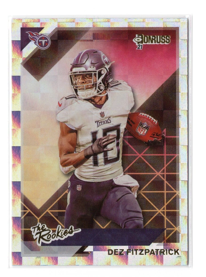Football Card - 2021 Dez Fitzpatrick TR-DFI - Tennessee Titans Panini ...