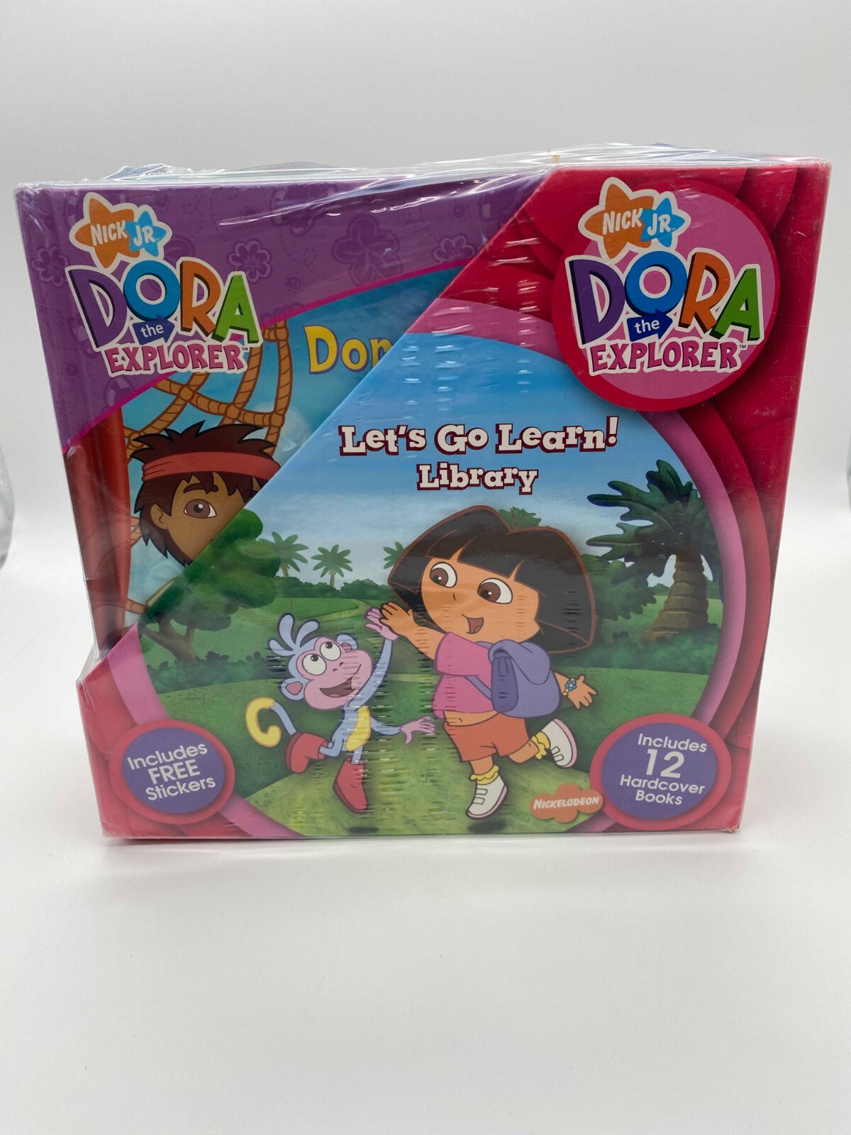 Nick Jr Dora the Explorer Lets Go Learn Library Set of 12 Books New ...