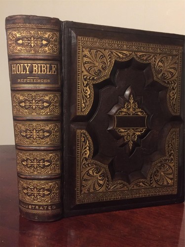 Antique Holy Family Bible Original Dore Engravings King James Faith ...