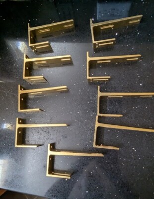 Kirsch 71132B Double Rod Install brackets. | eBay