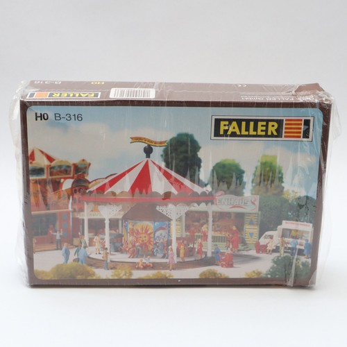 FALLER 'HO' GAUGE B-316 140322 CHILDRENS CAROUSEL & DRINKS BAR MODEL ...