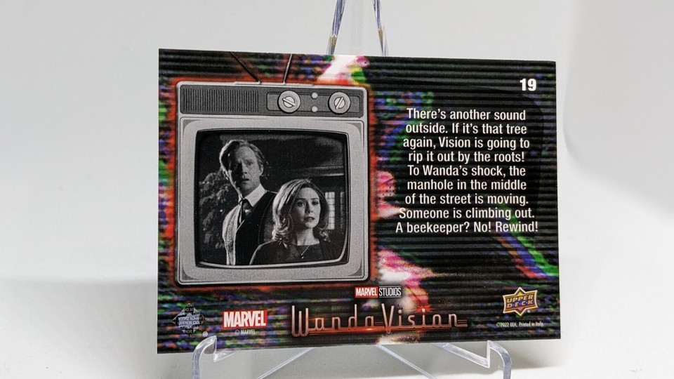 2023 Upper Deck Marvel Wandavision Mind Stone Yellow 19 What is That ...