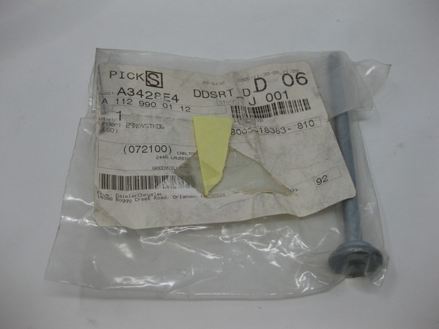 New Genuine Mercedes-Benz C240 2001 Drive Belt Idler Pulley Bolt ...