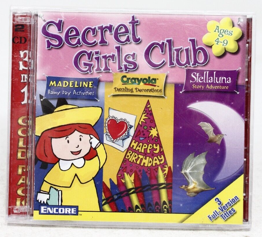 Secret Girls Club (PC, 2001) - New Sealed - See desc. 705381175469| eBay