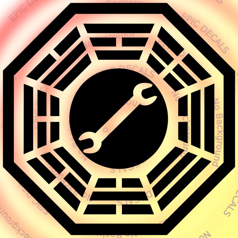 Assorted Lost Dharma Initiative Decal / Sticker Window Car Truck Laptop ...