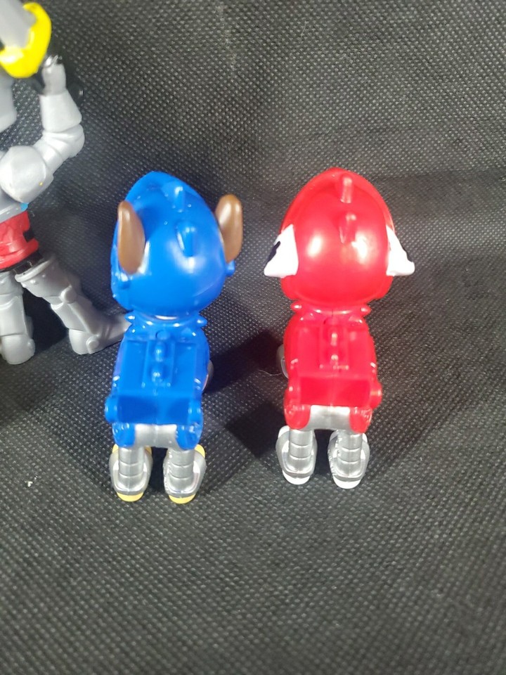 Paw Patrol Rescue Knights Ryder Marshall Rubble Skye Marshall Set Lot ...