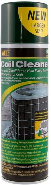 Web 19 oz. Condenser Coil Cleaner Spray For Air Conditioner Heat Pump ...