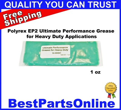 Polyrex EP2 Ultimate Performance Grease for Heavy Duty Applications 1oz ...