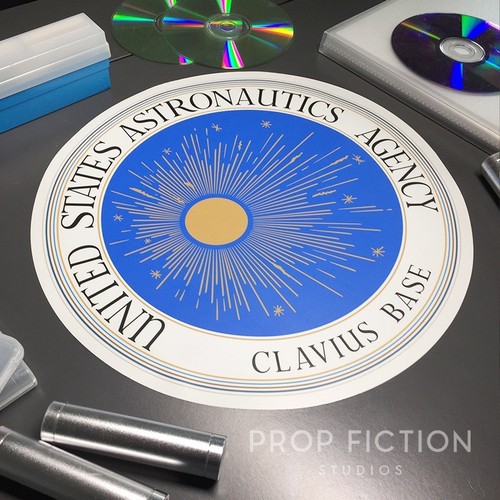 2001: A Space Odyssey - Huge Prop USAA Clavius Base Sticker / Set ...