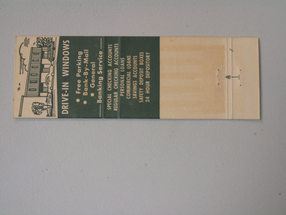 N576 Matchbook Cover Northside Bank Tampa FL Florida | eBay