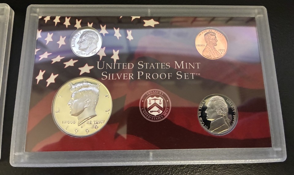 1999-2008 Silver Proof State Quarters Complete Set - Very Fine w/ Box ...