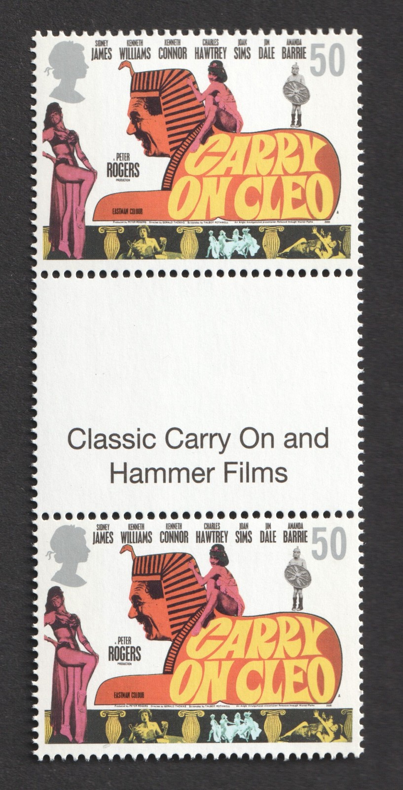 2008 50p Carry on Cleo. Comedy. Classic Films. Carry On Gutter Pair. SG ...