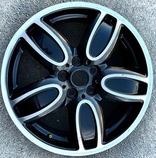 Mini Cooper JCW 18" R105 Matte Black Double Spoke Rim Wheel 36116778428 ...