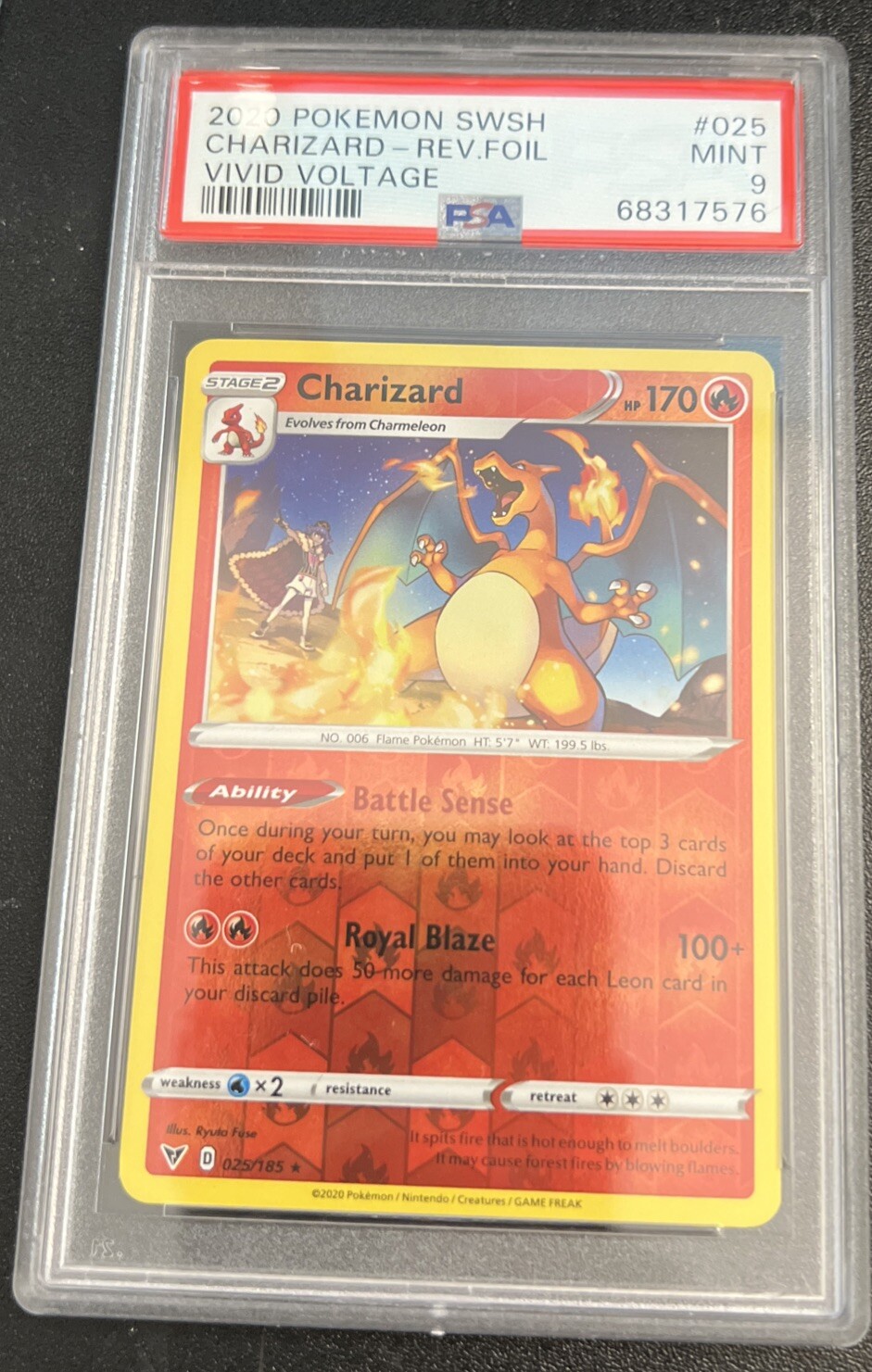 Charizard 2020 Sword & Shield: Vivid Voltage #025/185 Base Price Guide ...
