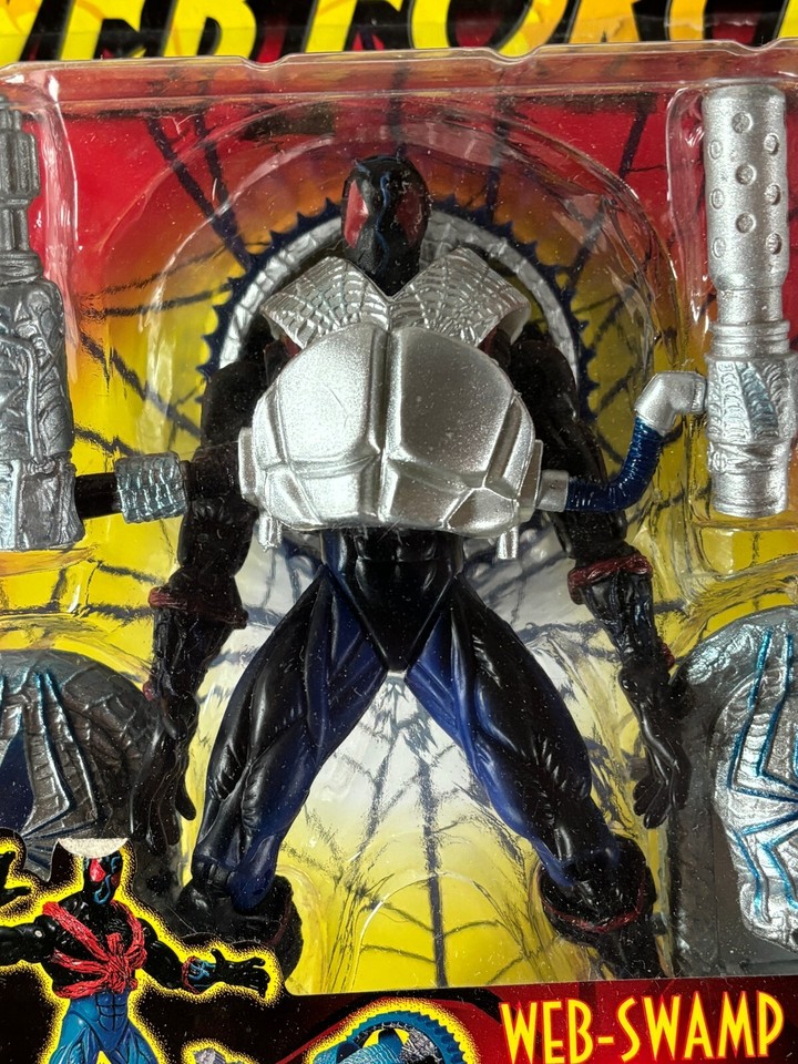 1997 Toy Biz Spider-Man Web Force Web-Swamp Spidey Action Figure | eBay