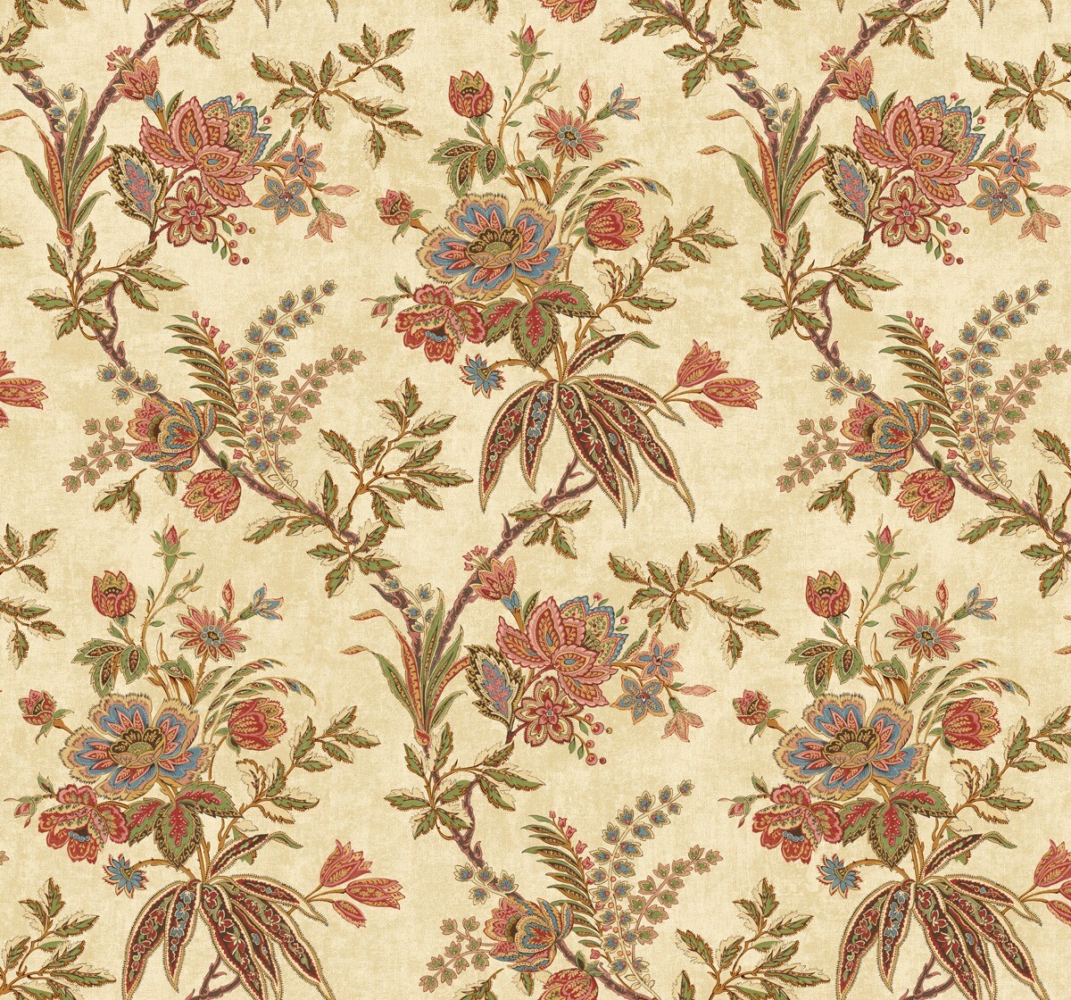 Jacobean Wallpaper Traditional Kianna Jacobean Traditional Peel And