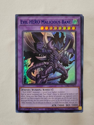 Evil Hero Deck Yugioh (48 Cards) Elemental HERO Fusion Malicious Bane ...