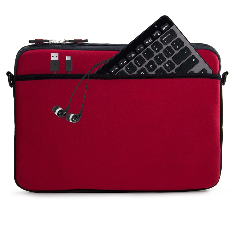 Neopene Removable Shoulder Strap Notebook Laptop Tablet Sleeve ...