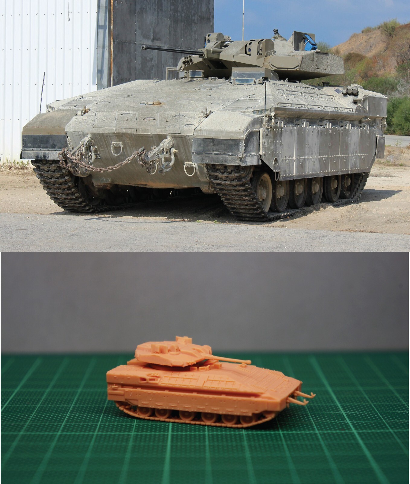 1/144 Israel (IDF) Namer Infantry Fighting Vehicle (fine detail) Resin ...