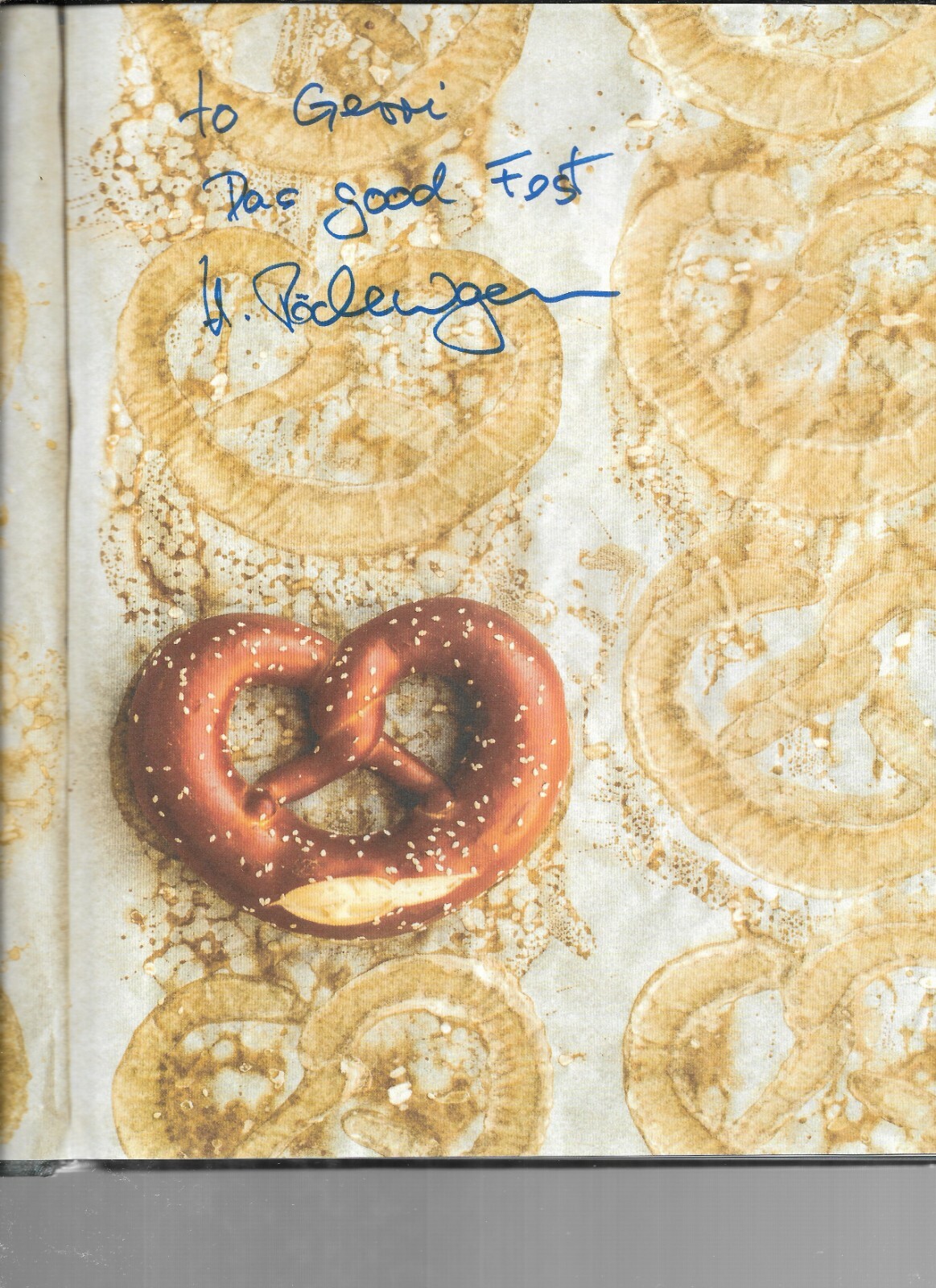 Das Cookbook / SIGNED / Hans Rockenwagner / German Cooking / Hardcover ...