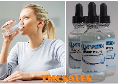 Oxygen 02 Liquid Drops 3x 2 FL oz Dropper Stabilized Oxygen ...