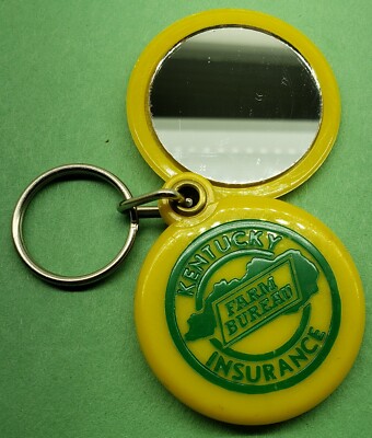 VTG.KENTUCKY FARM BUREAU INSURANCE KEYRING FOB THE ACTION LINE USA ...