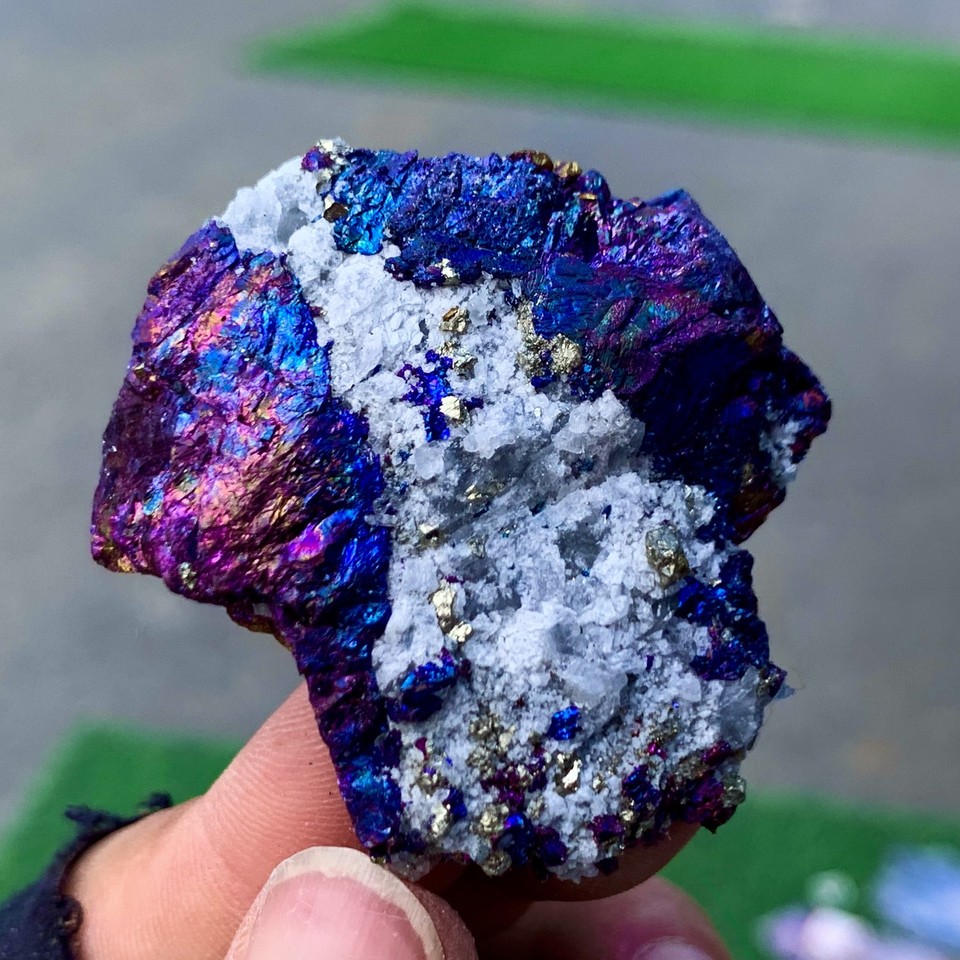 44G Rare Natural Beautiful Colorful Bornite Raw Mineral Specimen ...