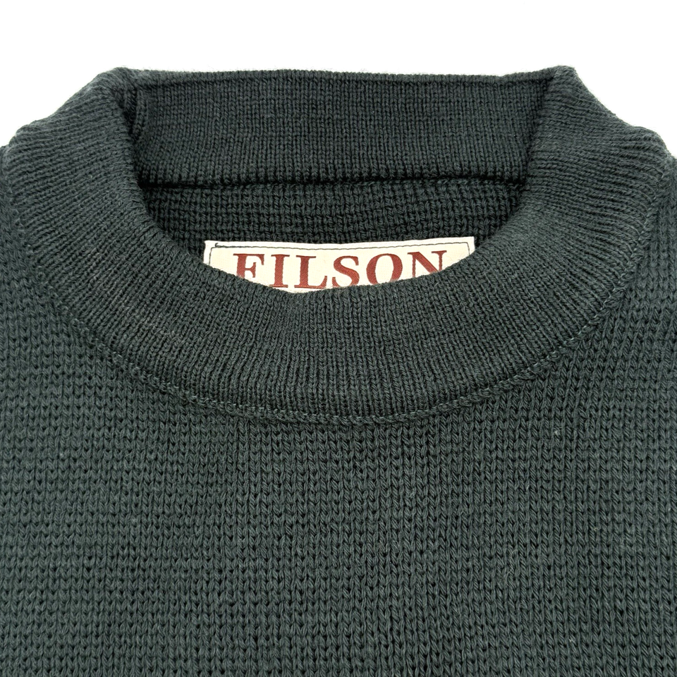 Filson Crewneck Guide Sweater 100% Merino Wool Men's Size L Made USA ...