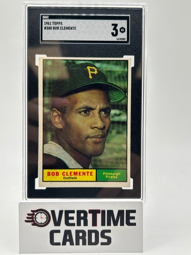 1961 Topps - Roberto Clemente #388 Called Bob on Card SGC 3 | eBay