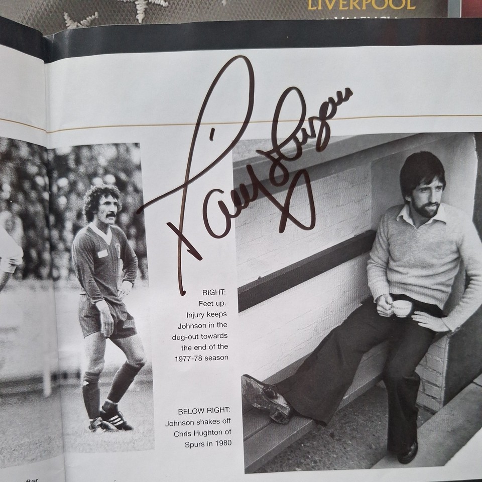 Liverpool Football Programme Signed By David Johnson Florent sinama ...