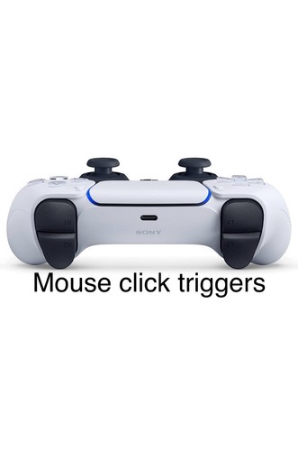 PS5 Controller With Mouse Click Triggers and Face Buttons | eBay