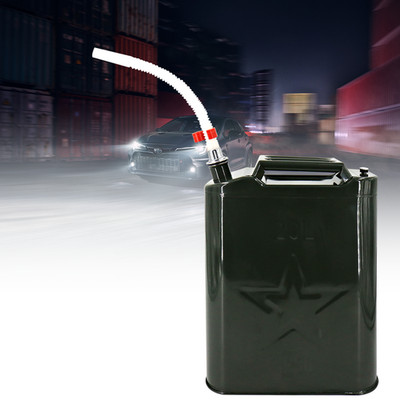 20L Metal Jerry Can Green Car Oil Container Storage Fuel Petrol Diesel ...