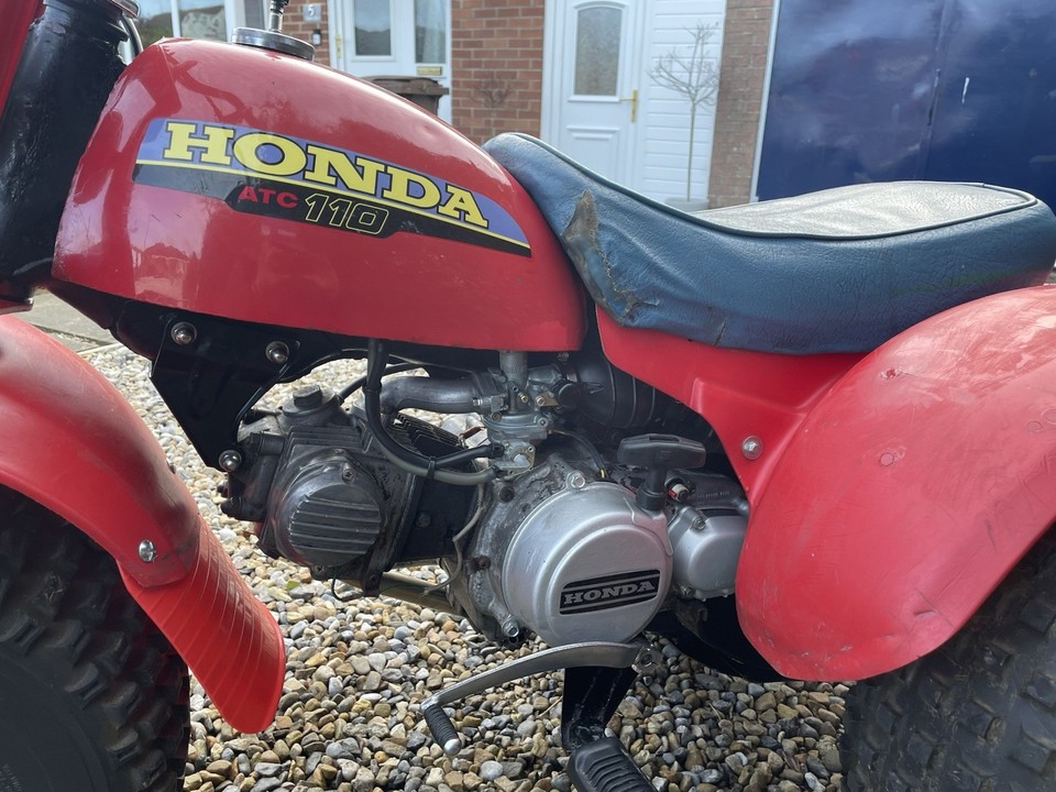 1979 Honda ATC 110 Classic Trike Vintage Motocross Quad Bike Trike CR ...