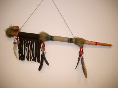 NATIVE INDIAN STYLE FUNCTIONAL AND DECORATIVE PEACE PIPE PIPES CALUMET ...
