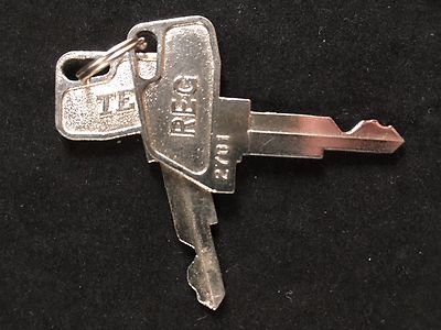 TEC CASH REGISTER, REG KEY, #2701, SET OF 2 | eBay