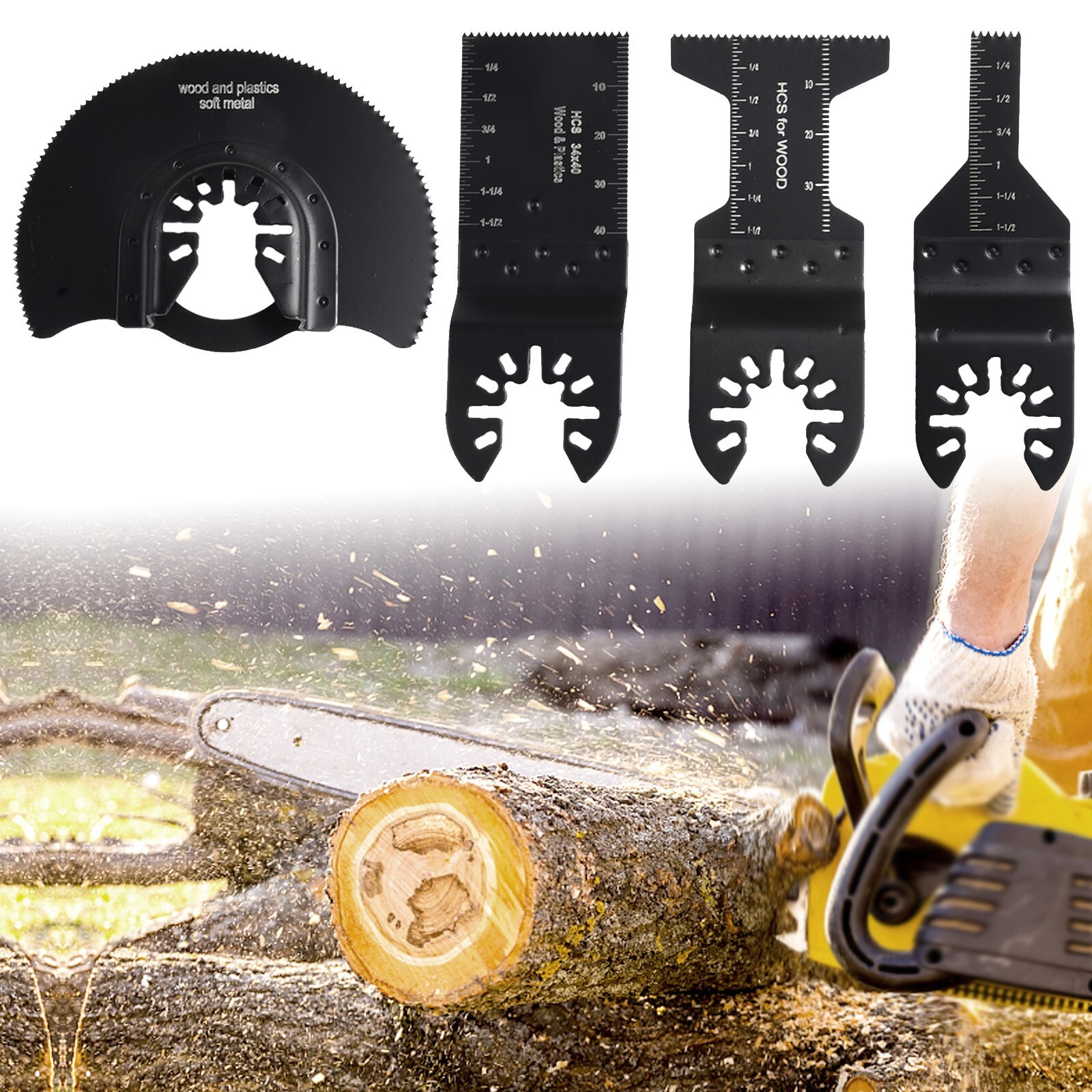 Durable and Versatile 4pcs Oscillating Tool Saw Blade Set for Fein ...