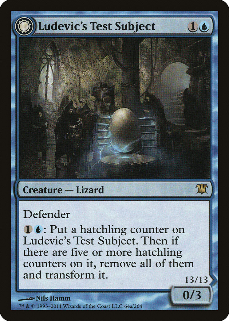 1 x Ludevic's Test Subject - Innistrad - LP - Magic The Gathering - MTG ...