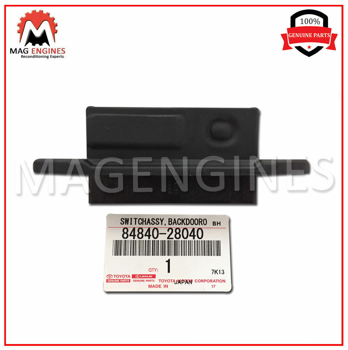 84840-28040 GENUINE OEM BACK DOOR OPENER SWITCH 8484028040 | eBay