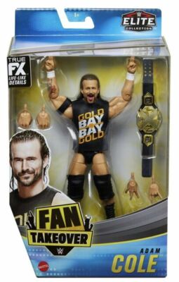 WWE Mattel Elite Fan Takeover: Adam Cole Amazon Exclusive Wrestling ...