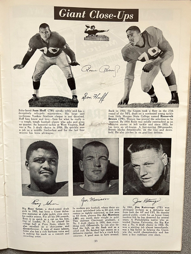 NY Giants vs Pittsburgh Steelers Program At Yankee Stadium October 14 ...