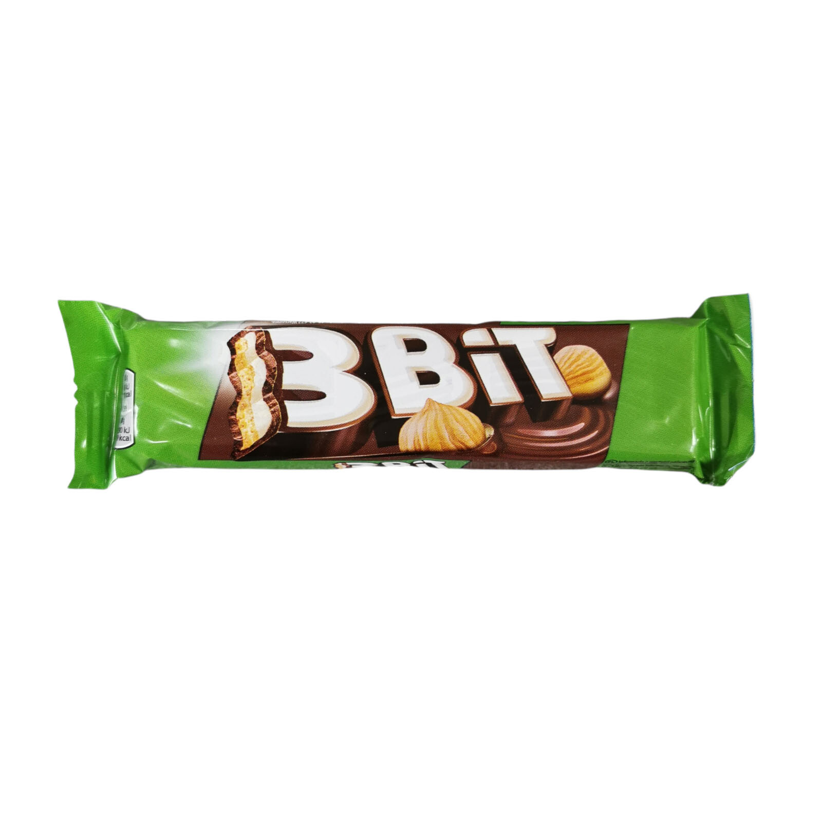 15 x 3BIT Milk Chocolate & Hazelnut Cream Covered Biscuit Bars Sweets ...