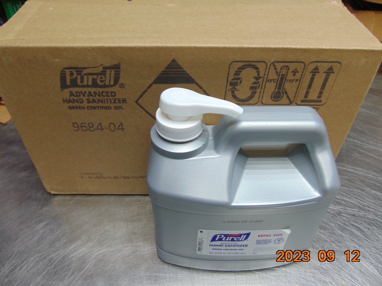 PURELL 968404 Advanced Hand Sanitizer Refill Gel - 64 oz for sale ...