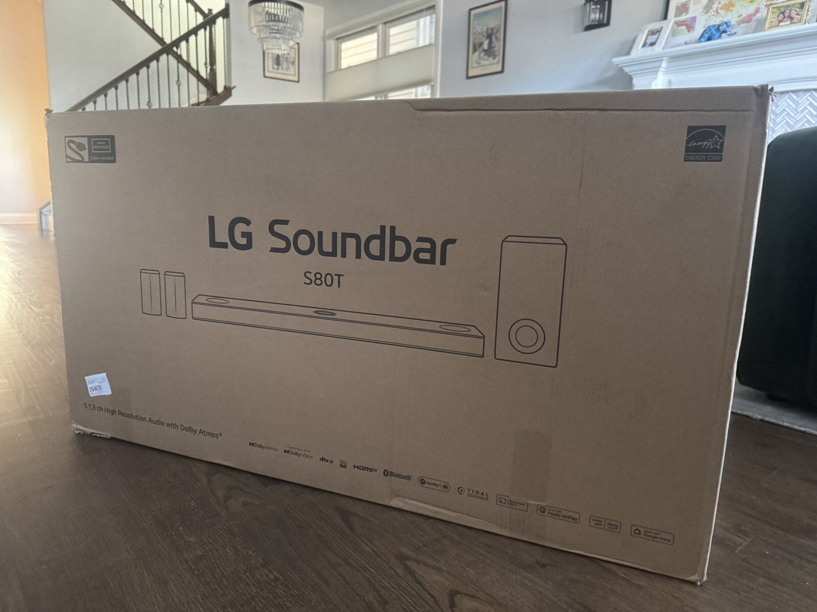 BRAND NEW: LG-5.1.3 CH. S80TR Soundbar w/Wireless Subwoofer & Rear ...