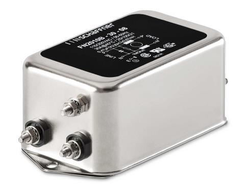 Schaffner EMC FN2010-30-08 Power Line Filter DC to 400Hz 30A 250VAC M4 ...